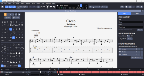 Creep - Radiohead (GPX) - Yunus Guitarist